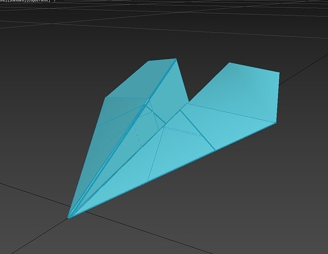 ANIMATED folding paperplane 3D model animated | CGTrader