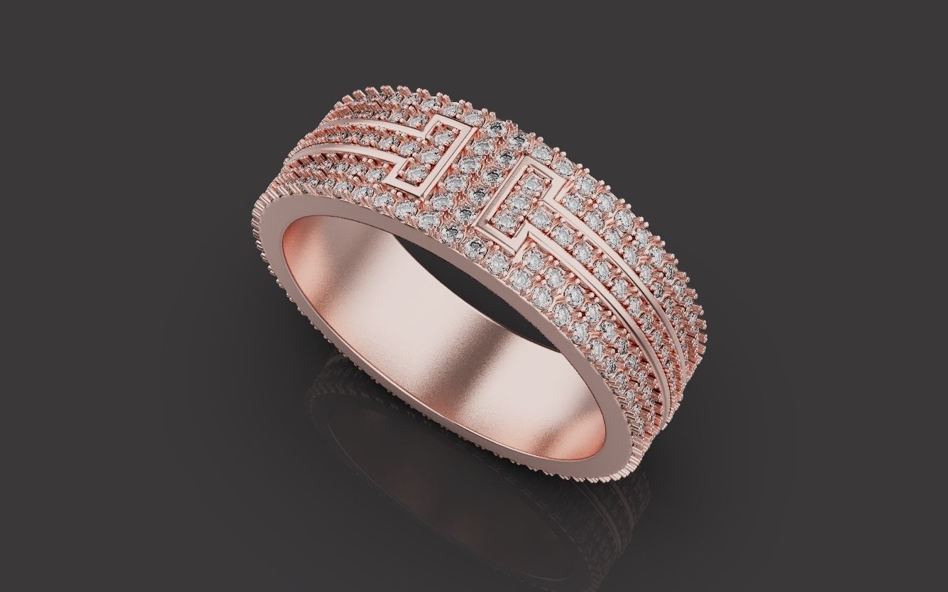 Tiffany Co T Rings 0070 3D model 3D printable | CGTrader