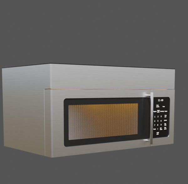 Electric Microwave oven 3D model | CGTrader