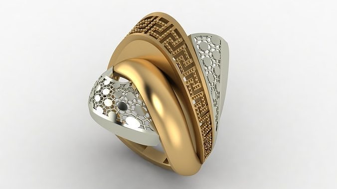 fusion ring 3D model 3D printable | CGTrader