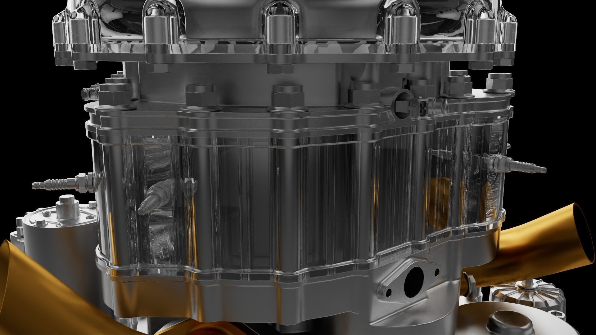 Two stroke rotary engine 3D model 3D printable | CGTrader