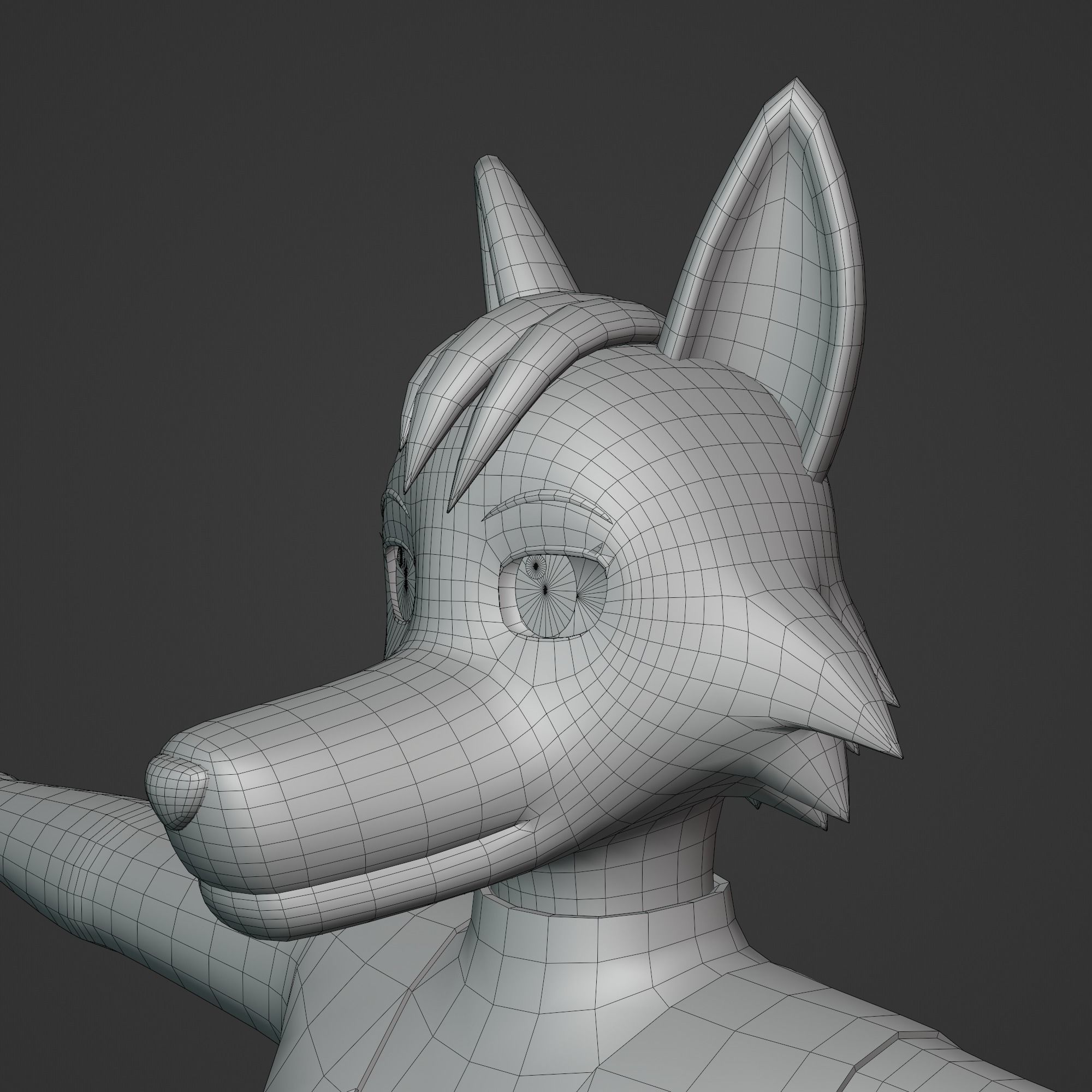 Furry Pride OC - Resumi 3D model | CGTrader
