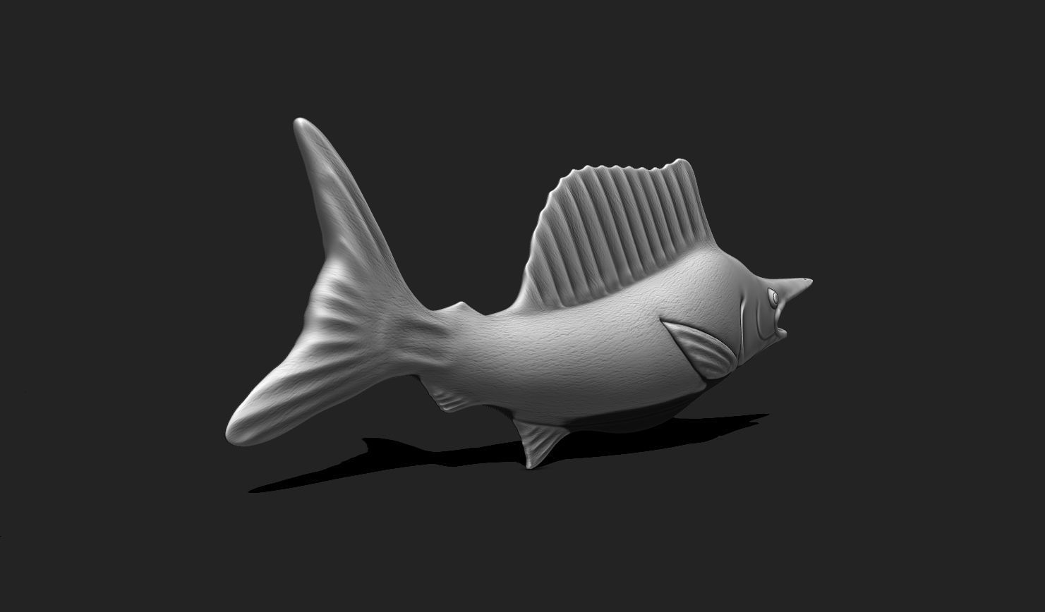 Fish 03 - Pendant - 3D Print - Aquarium 3D model 3D printable | CGTrader