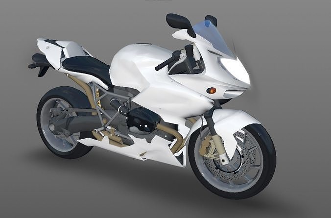 3D model Sports Bike Latest 3D Model New Concept VR / AR / low-poly ...