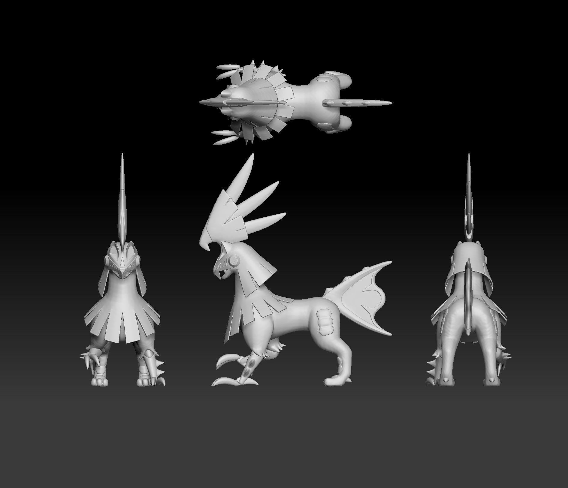 Pokemon Silvally 3D model 3D printable | CGTrader