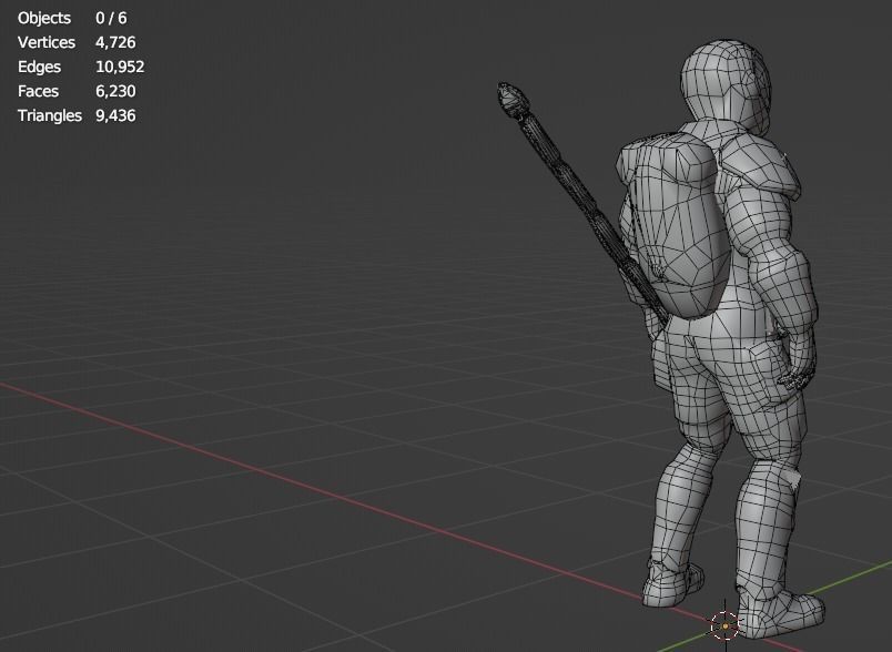 3D model Futuristic soldier Cyborg mercenary Techno Assassin VR / AR ...