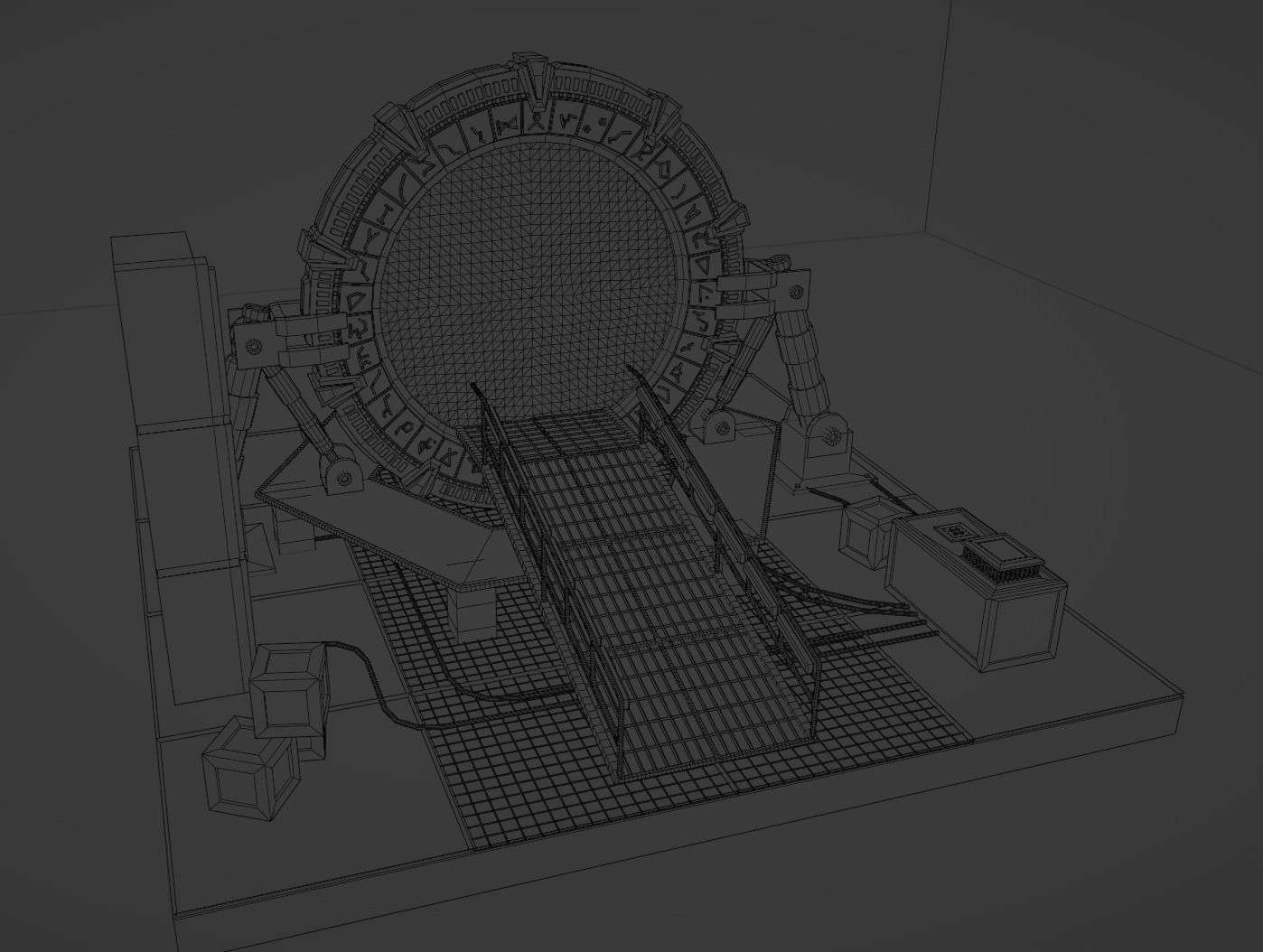 Isometric Portal 3D model | CGTrader