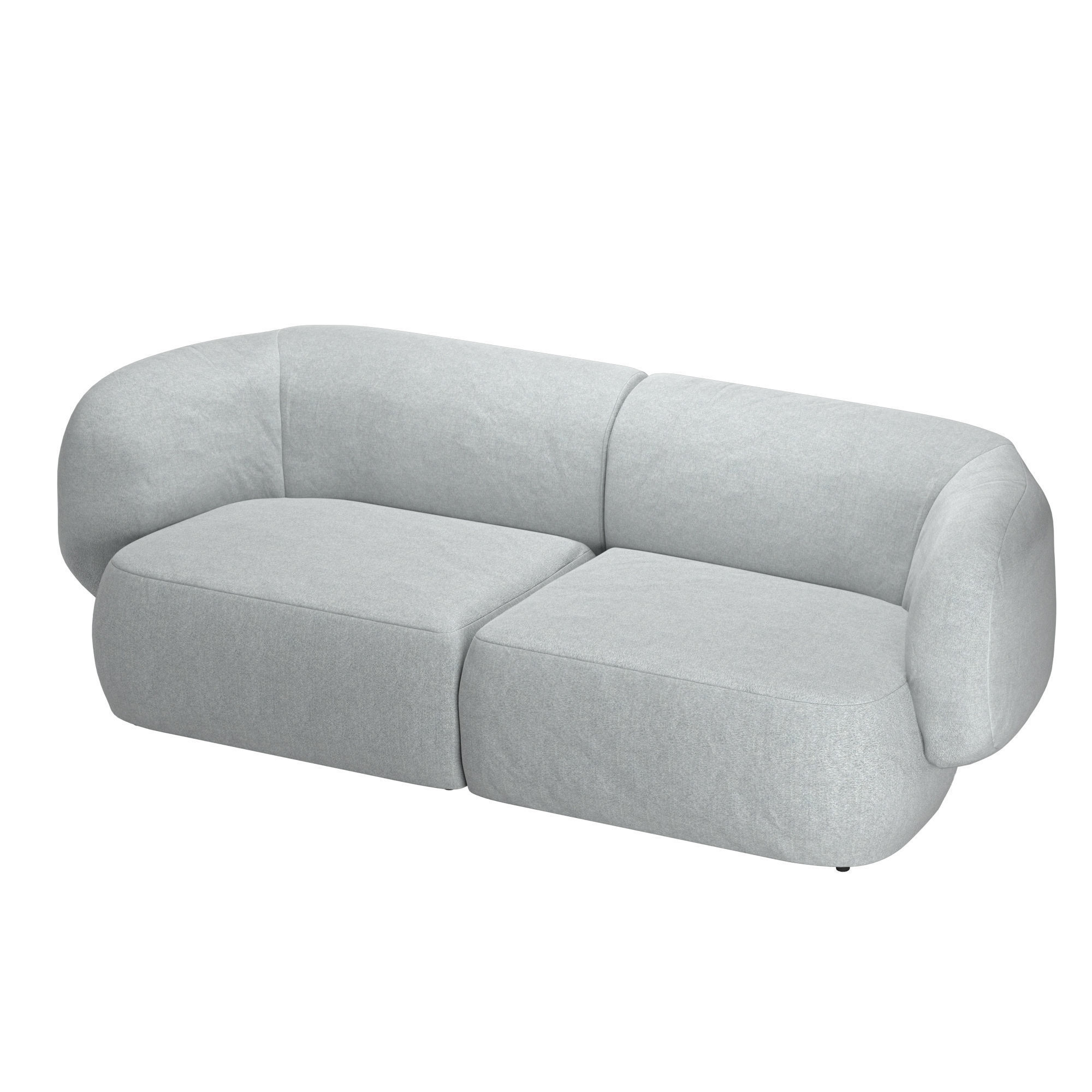 Comoda 2 Piece Modular Sofa 3D model | CGTrader