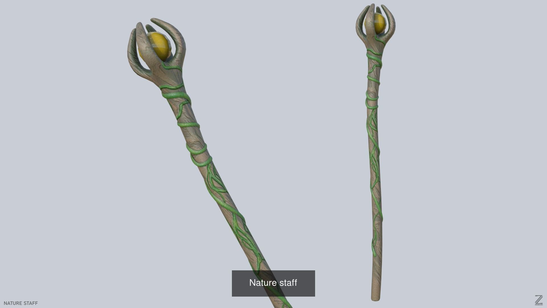 Nature staff collection VR / AR / low-poly | CGTrader