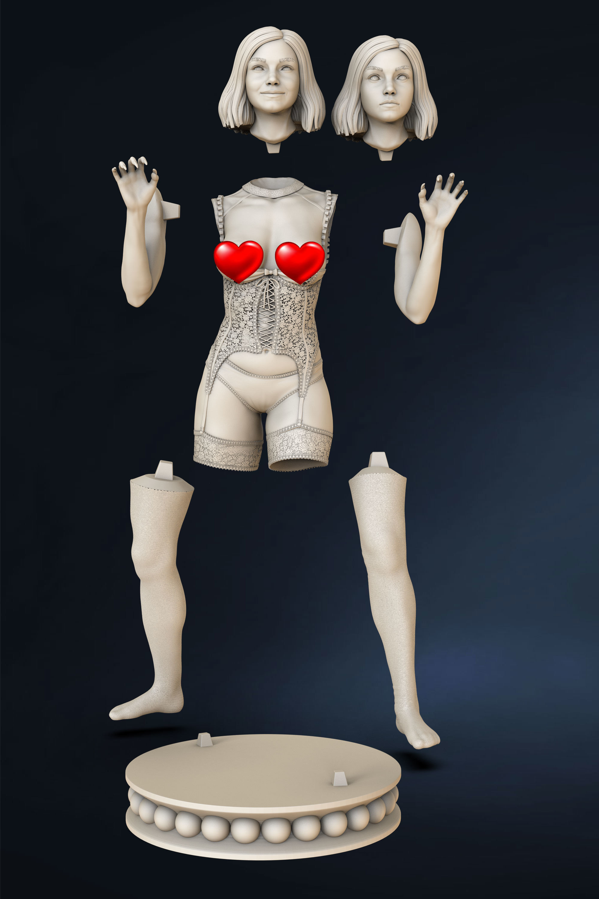 Enid Sinclair - Wednesday 3D model 3D printable | CGTrader