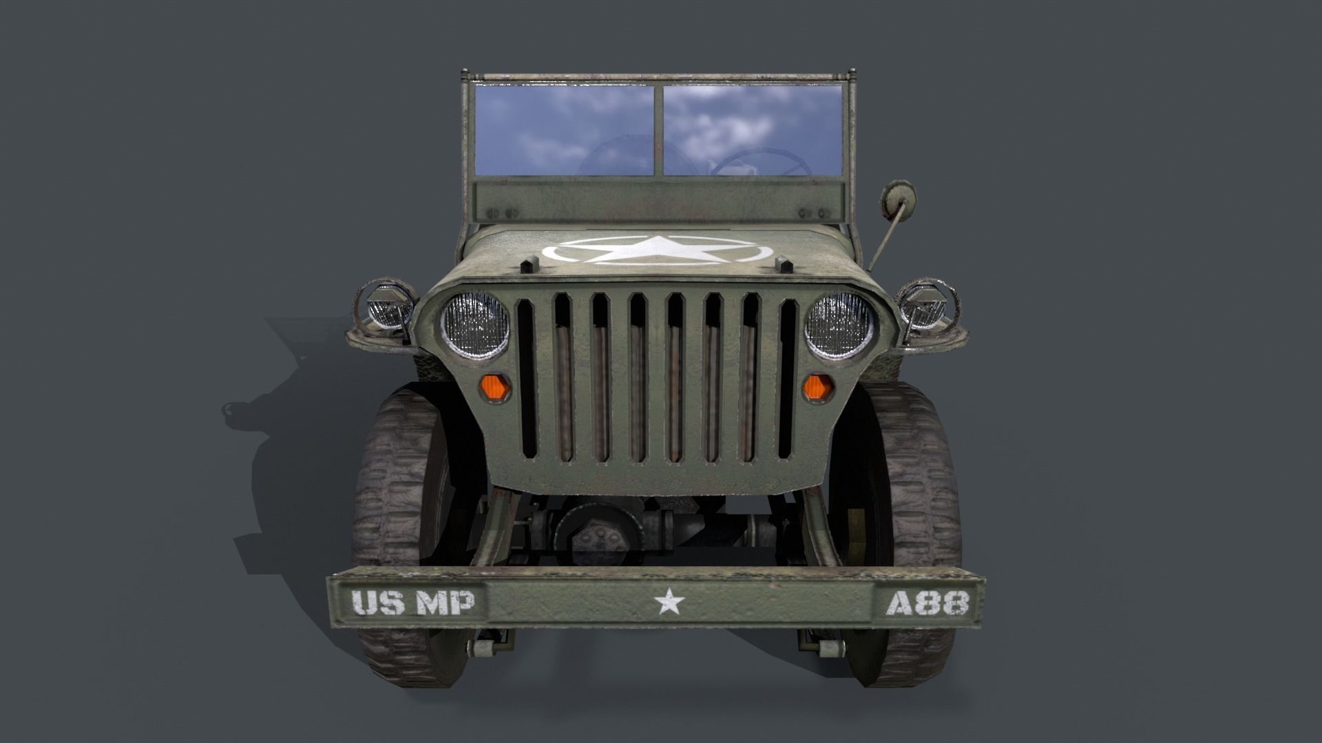 3D model Willys MB VR / AR / low-poly | CGTrader