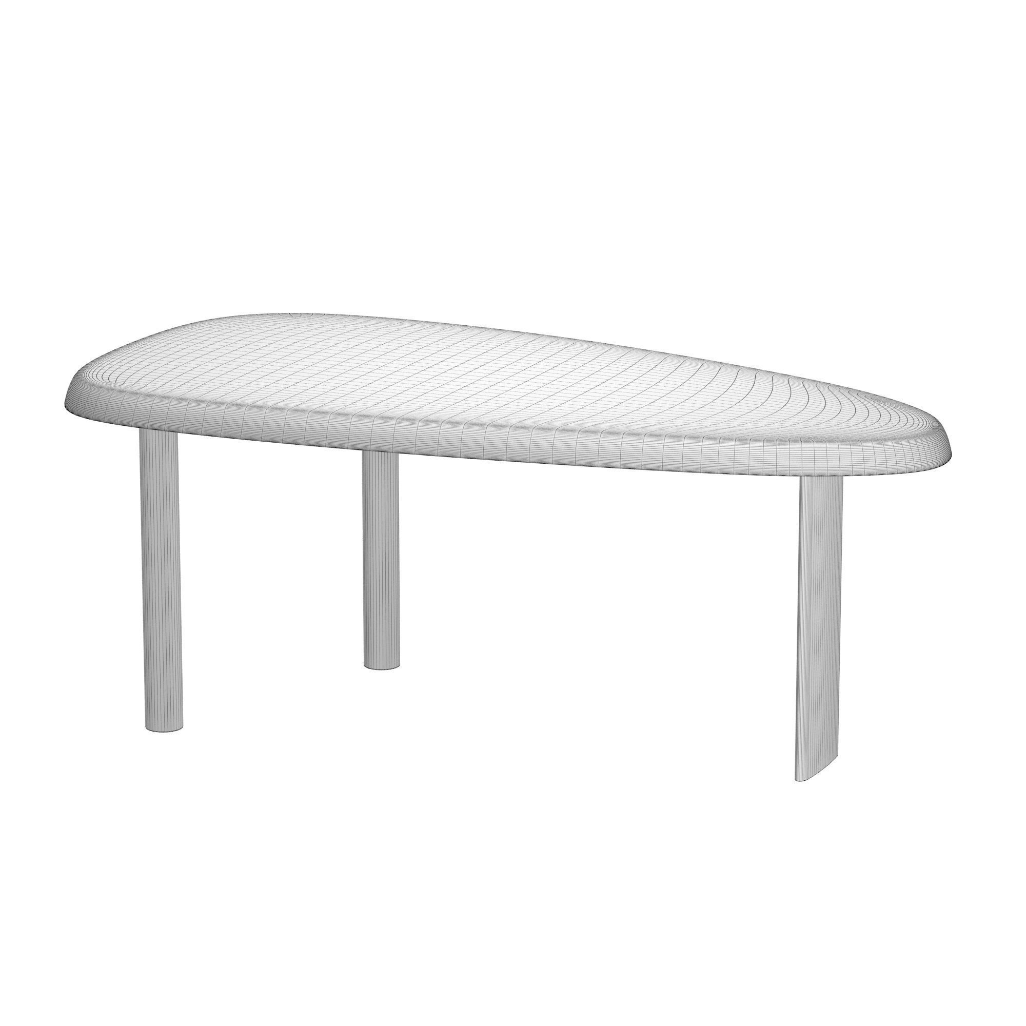 Nora Dining Table 3D model | CGTrader
