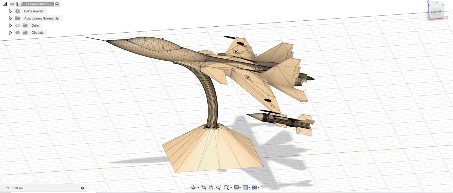 war plane 3D model 3D printable | CGTrader