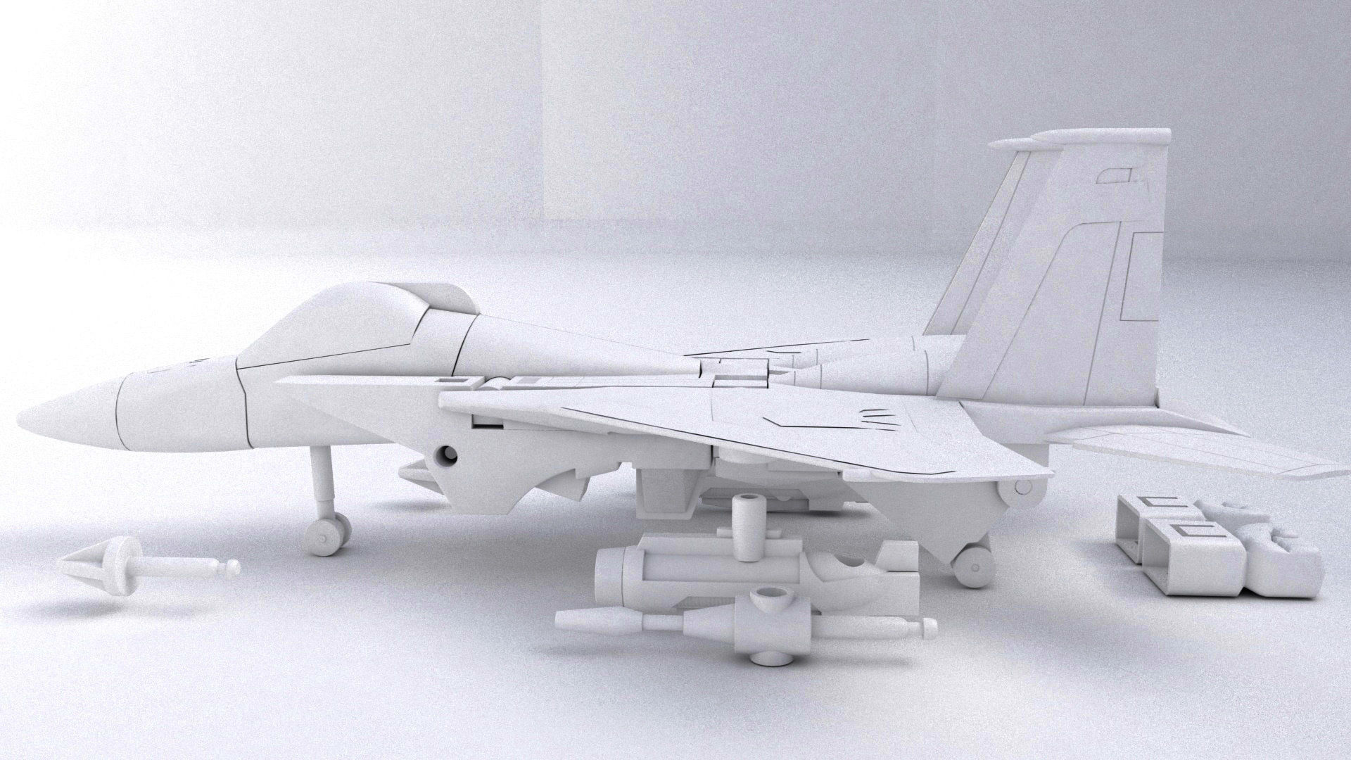 Starscream g1 vintage toy 3D model animated rigged | CGTrader