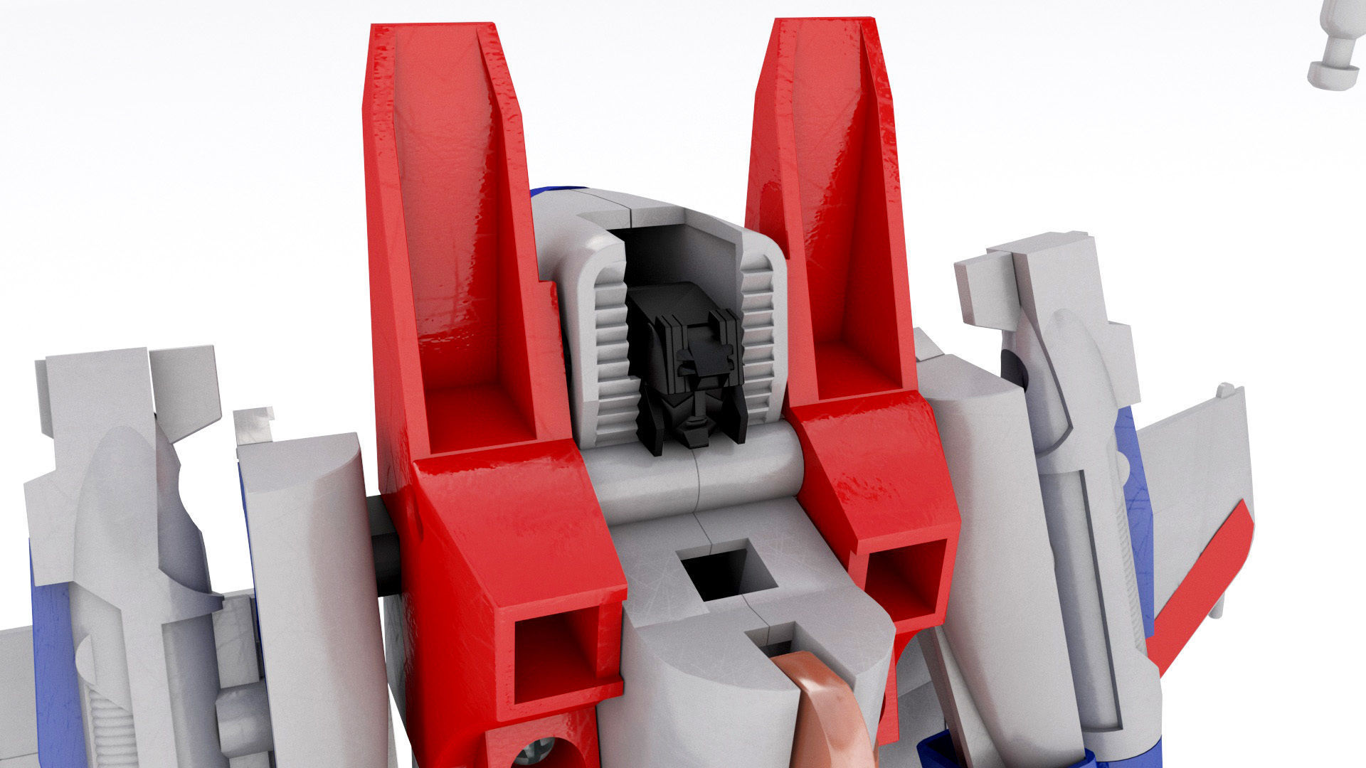 Starscream g1 vintage toy 3D model animated rigged | CGTrader