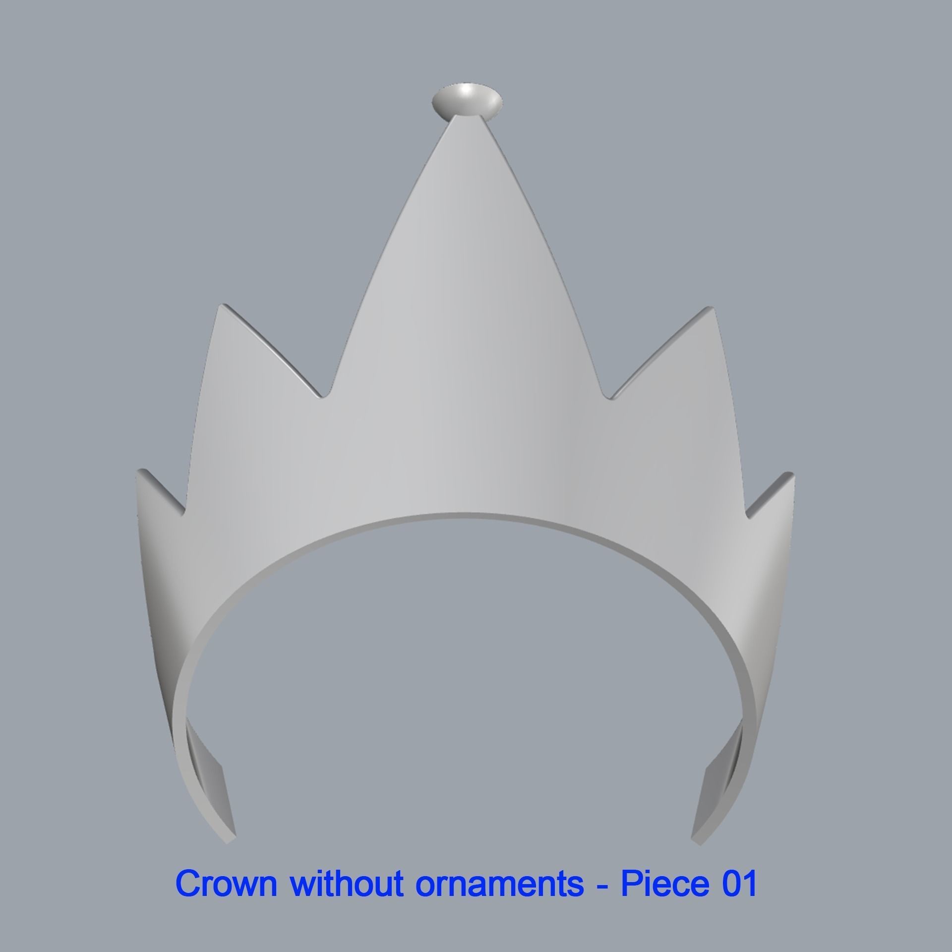 Evil Queen Crown 3D model 3D printable | CGTrader