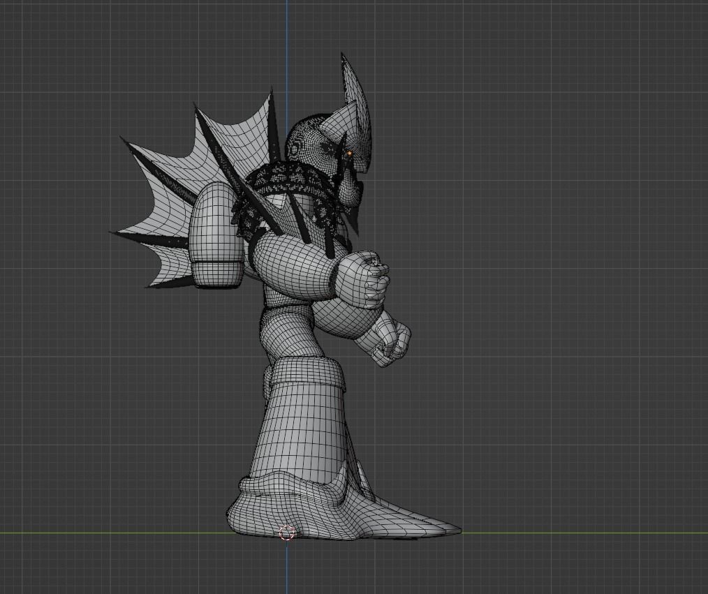 Neptune Mega Man V 3D model rigged | CGTrader