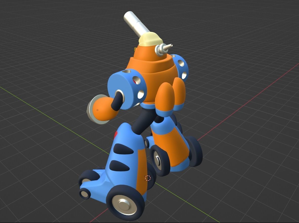 Mars Mega Man V 3D model rigged | CGTrader