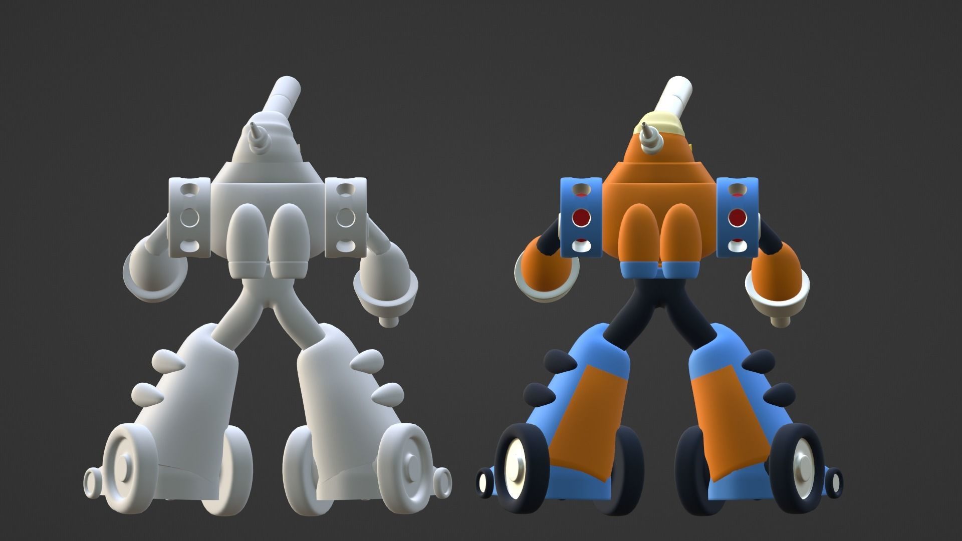 Mars Mega Man V 3D model rigged | CGTrader