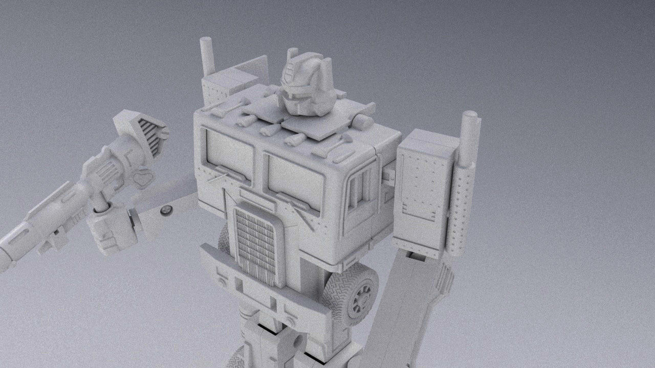 Optimus Prime Convoy g1 toy 3D model animated rigged | CGTrader