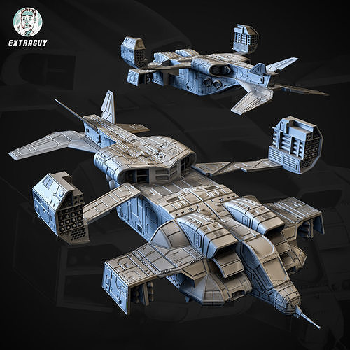 Dropship 15mm 3D Printable 3D model 3D printable | CGTrader