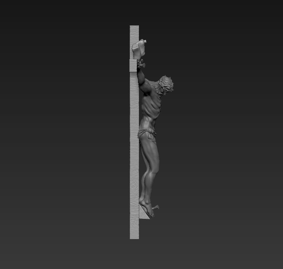 JESUS ON THE CROSS for 3D print 3D model 3D printable | CGTrader