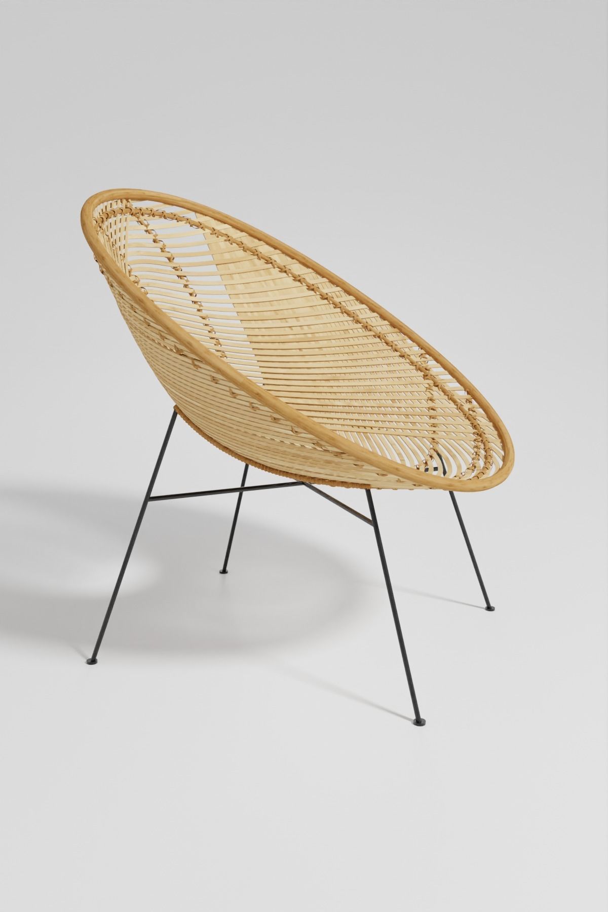 Wicker Round Rattan Chair 3D model | CGTrader