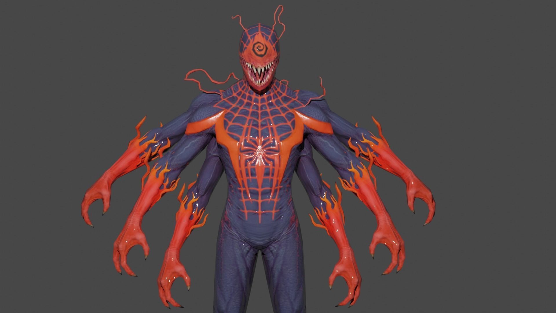 3D model Absolute Carnage VR / AR / low-poly | CGTrader