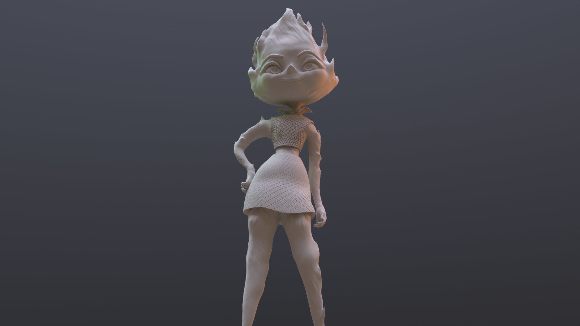 Pixar Elemental Ember Lumen printable 3D model 3D printable | CGTrader