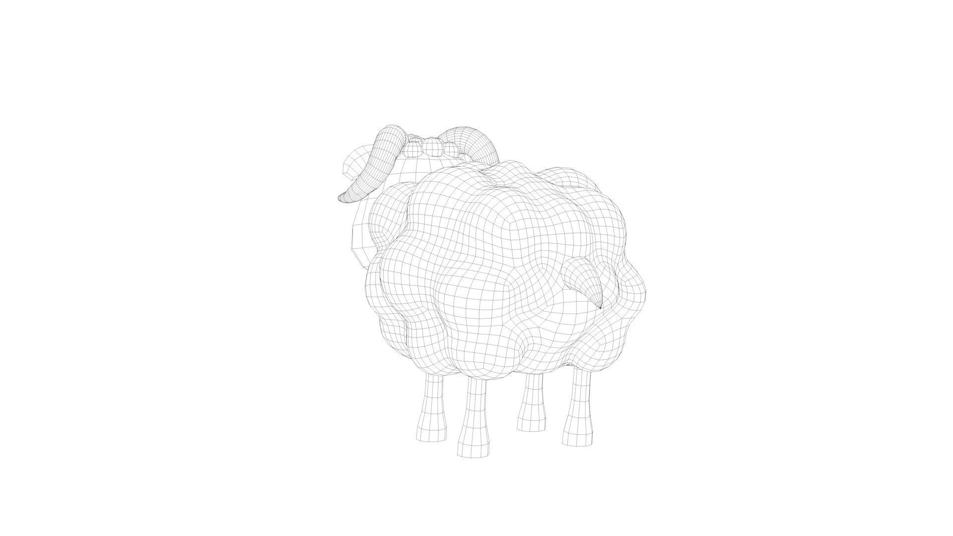 3D model Sheep VR / AR / low-poly | CGTrader
