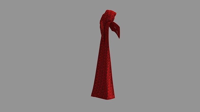 cape wrap 3D model | CGTrader