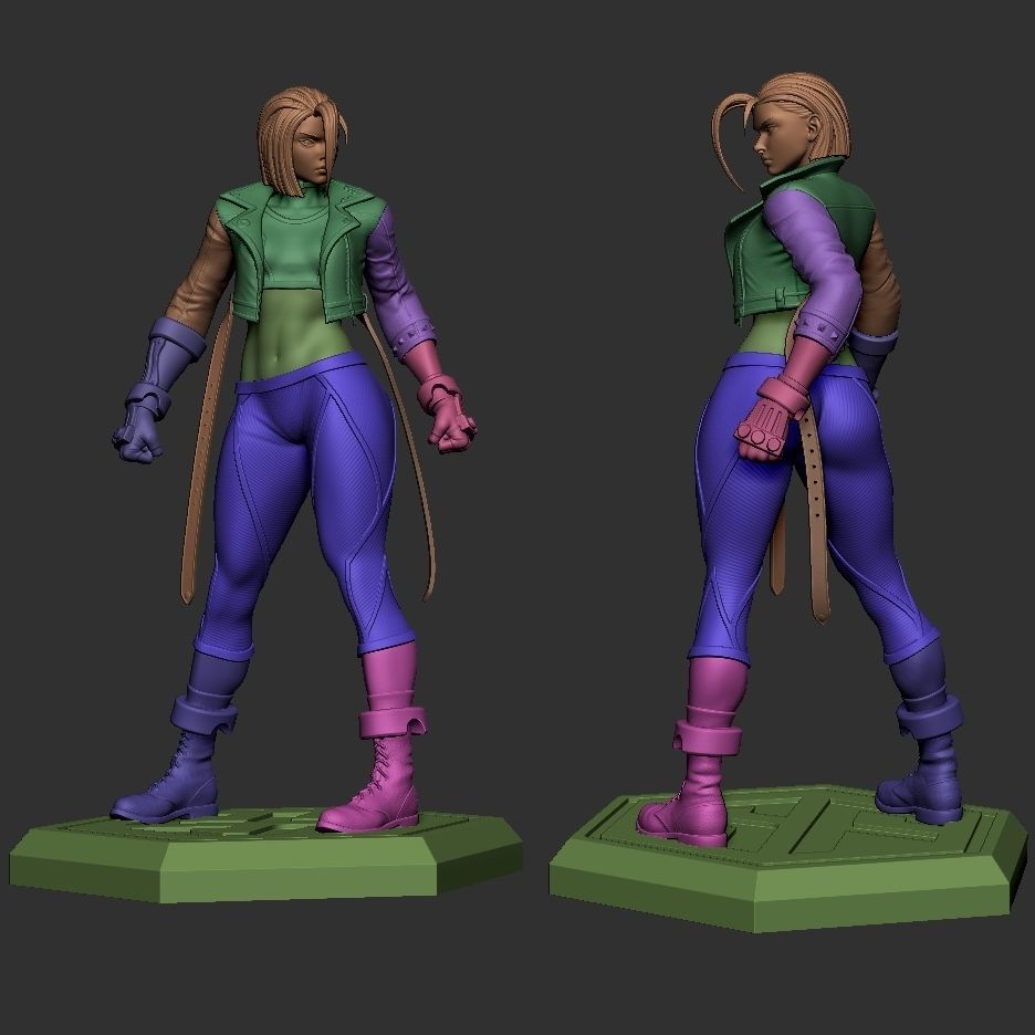 Cammy White Street Figher 6 3D Printable Statue 3D model 3D printable | CGTrader
