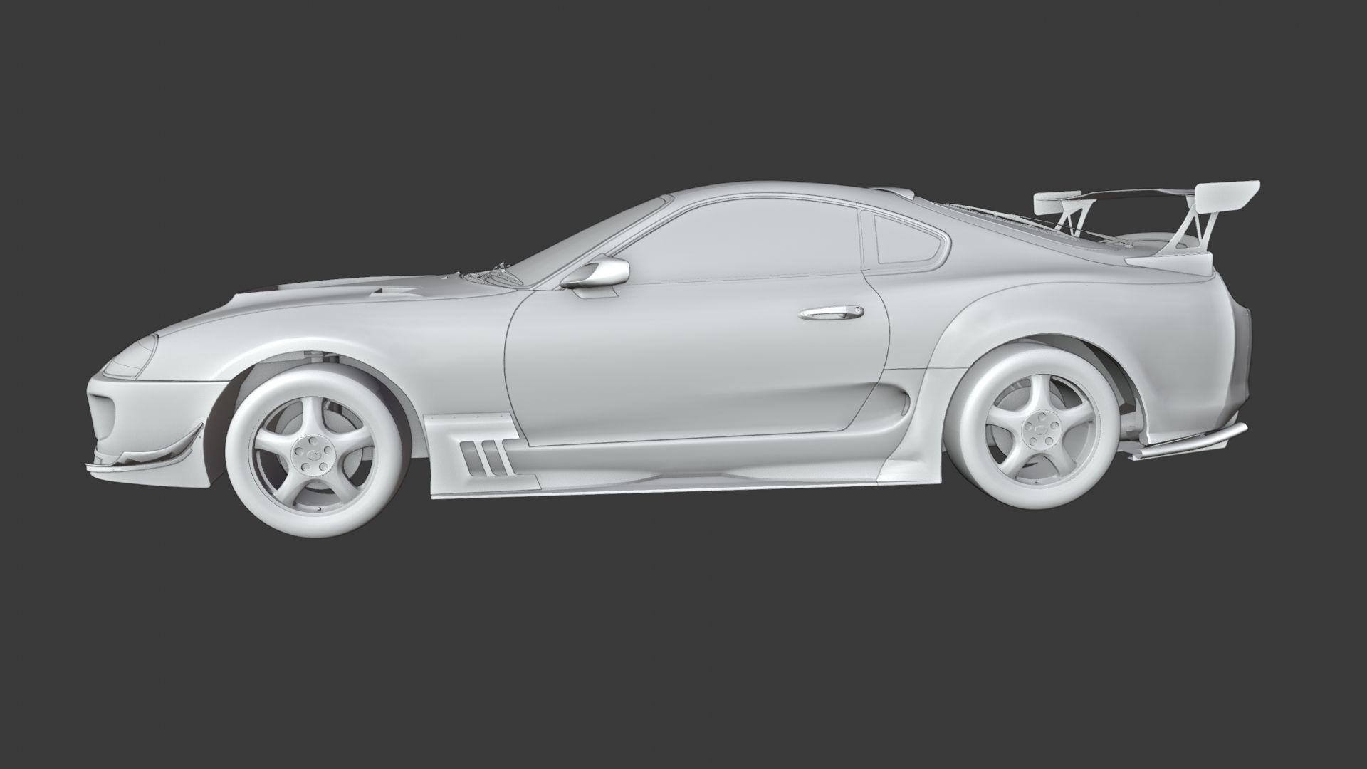 3D model Toyota Supra v2 VR / AR / low-poly | CGTrader