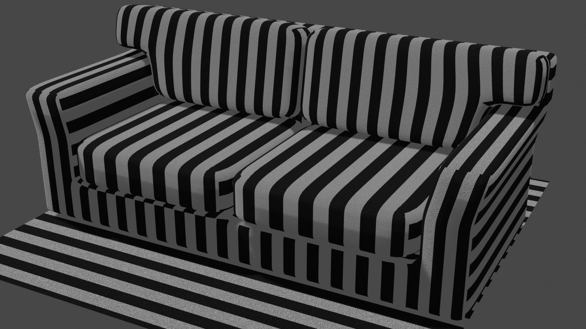 3D model Sofa - multiple colour textures - make your own colour VR / AR ...