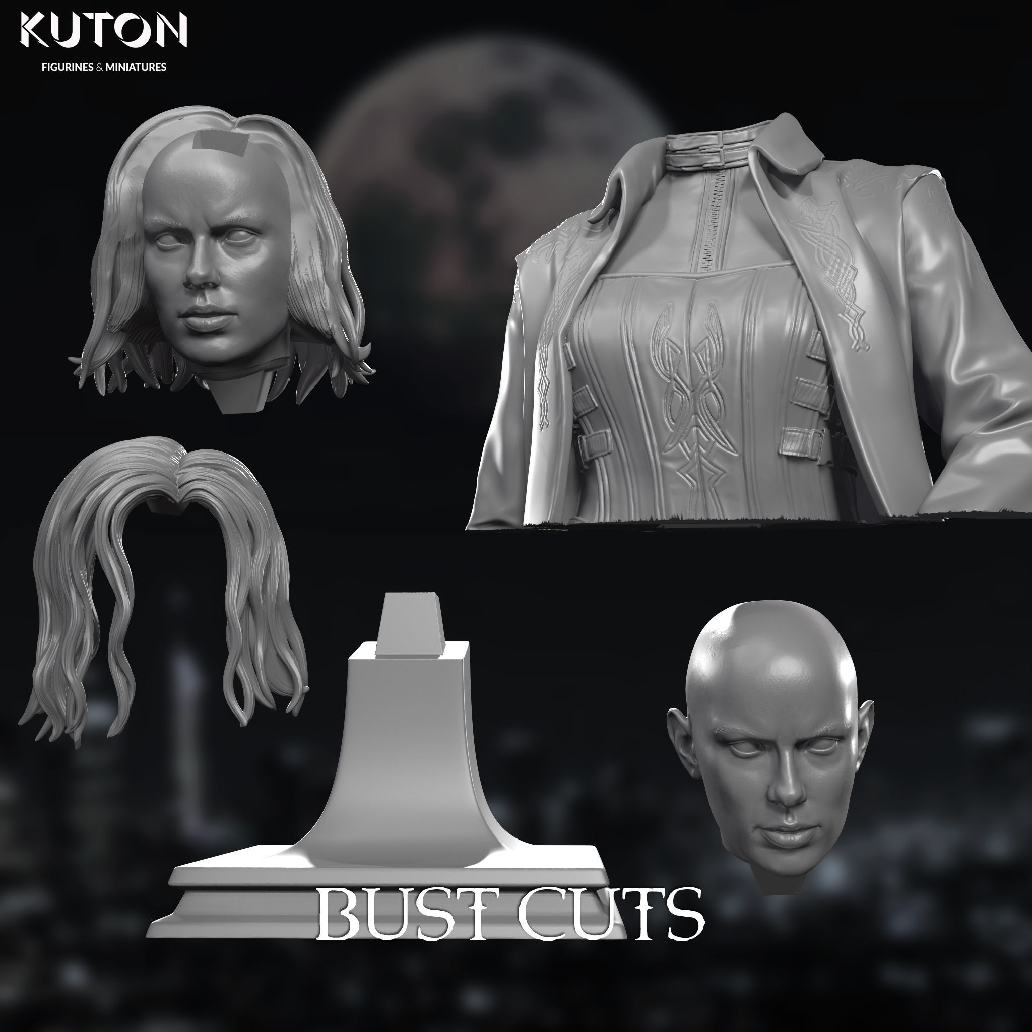 Underworld Selene 3D model 3D printable | CGTrader