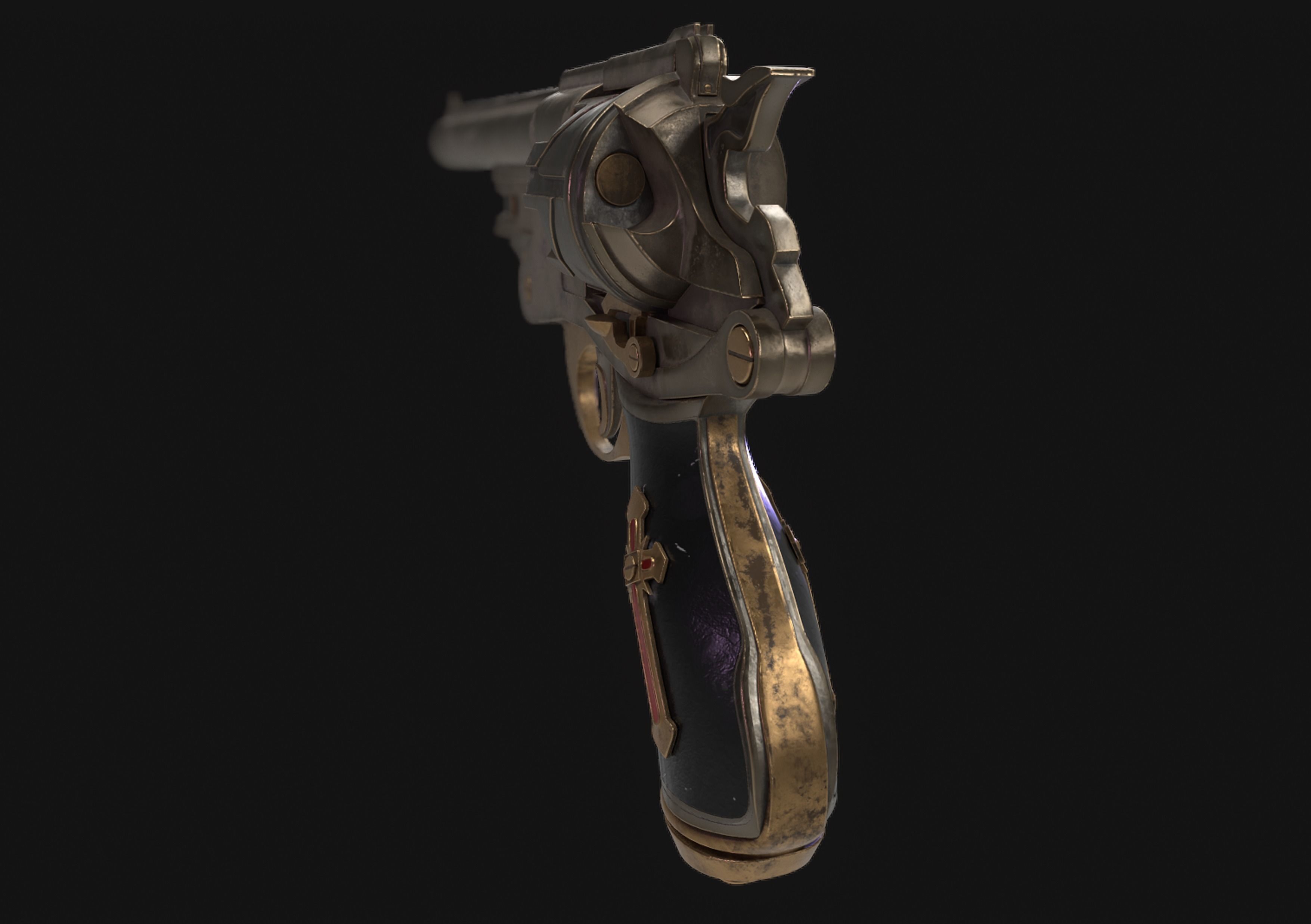 Van Helsing Pistol 3D model | CGTrader