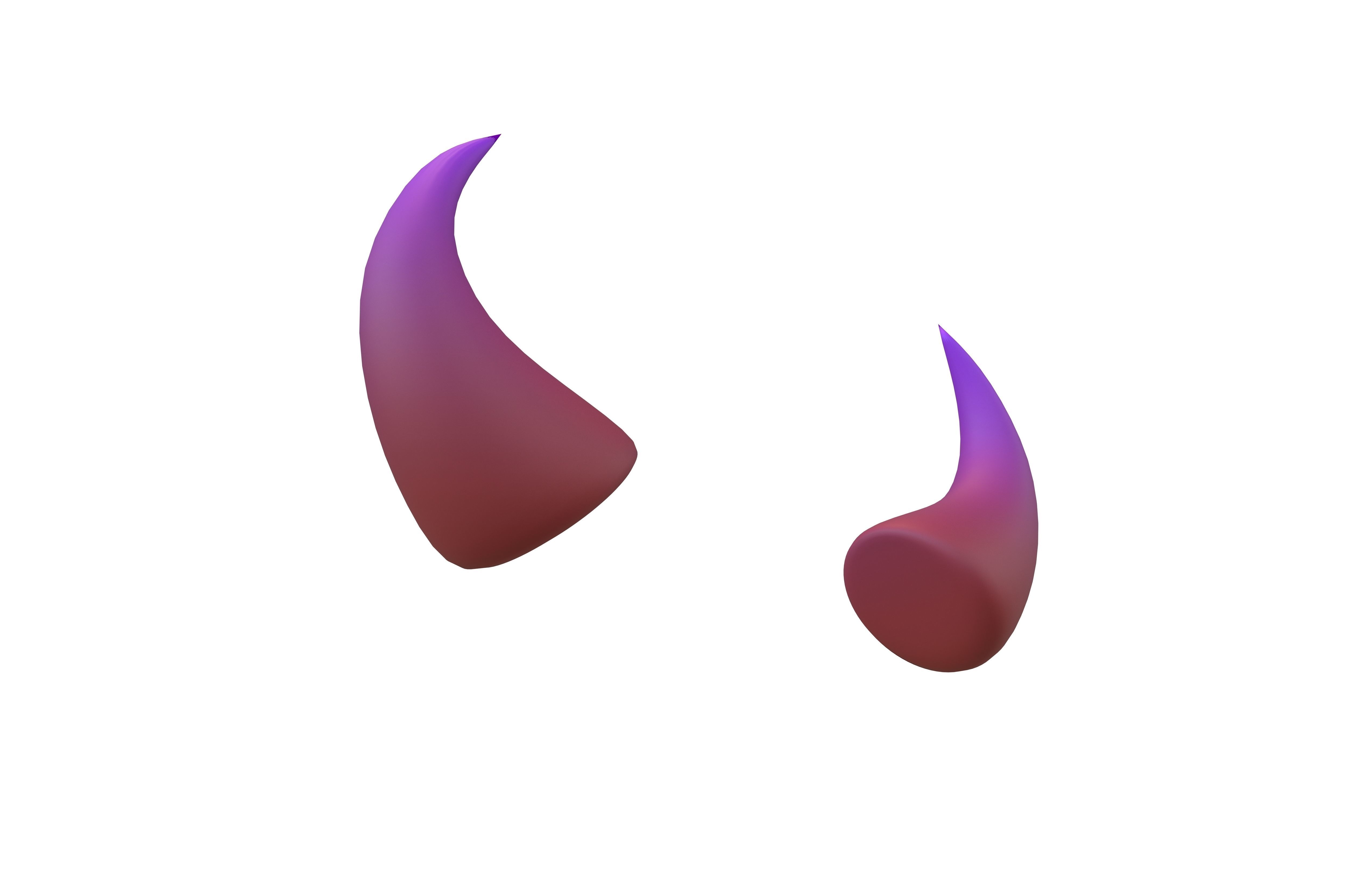 3D model Devil Horn v1 006 VR / AR / low-poly | CGTrader