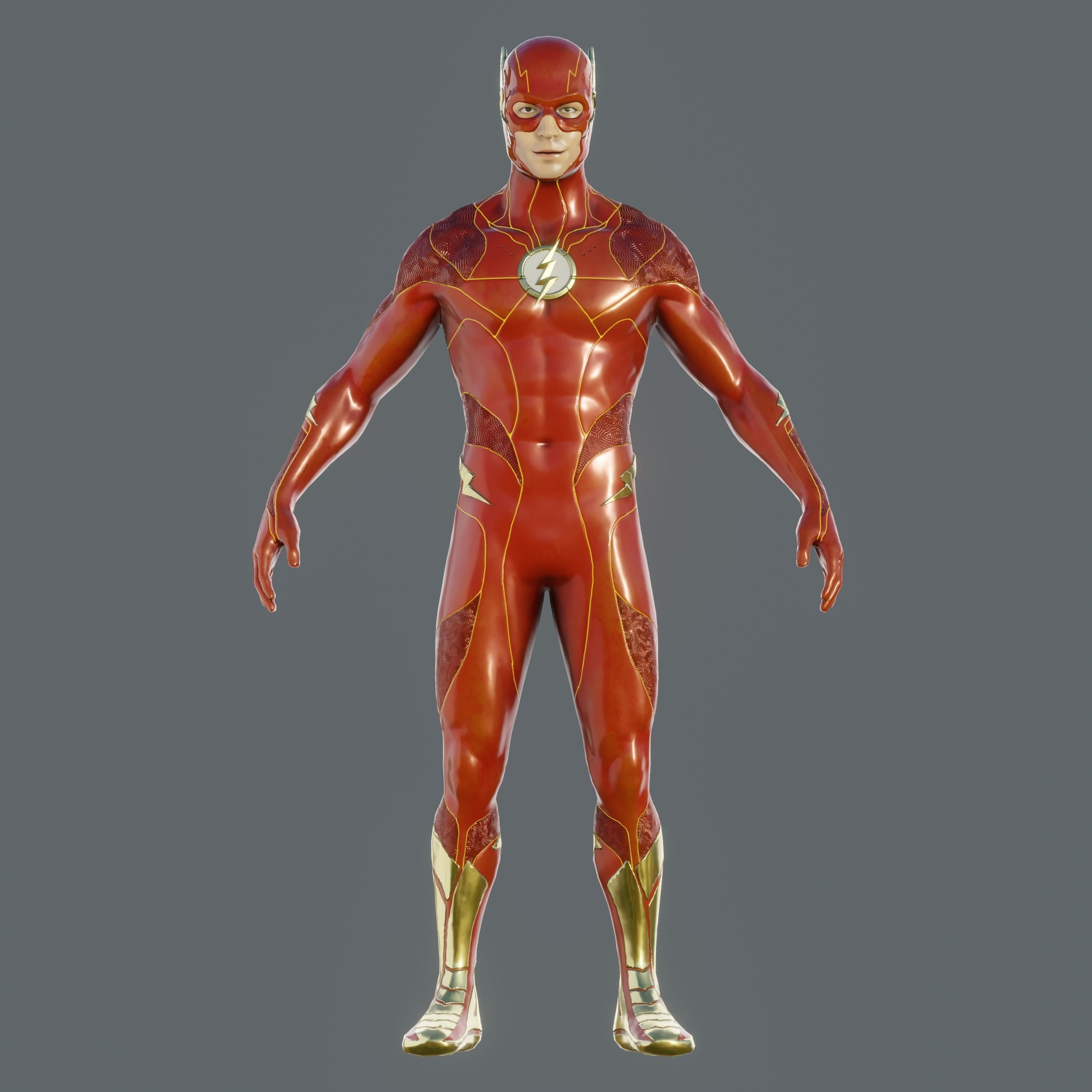 3D model The Flash VR / AR / low-poly | CGTrader