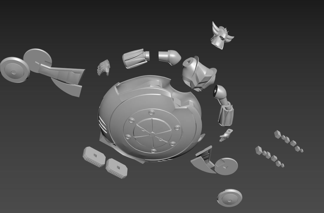 goldorak soucoupe ufo-STL for 3d printer 3D model 3D printable | CGTrader