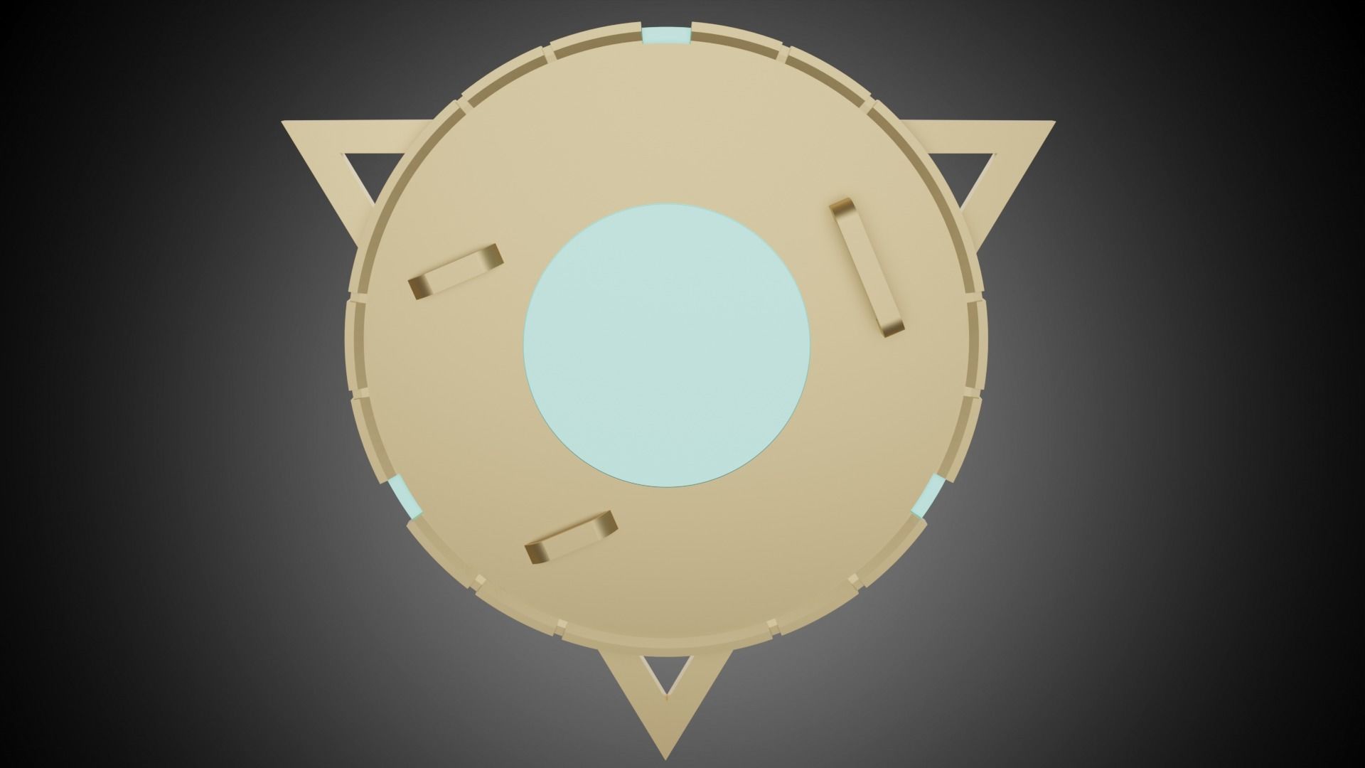 Genshin Impact - Candace shield - led strips support 3D model 3D ...