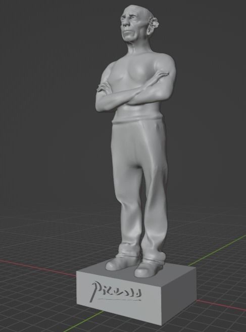 Pablo Picasso 3d Model 3d Printable Cgtrader