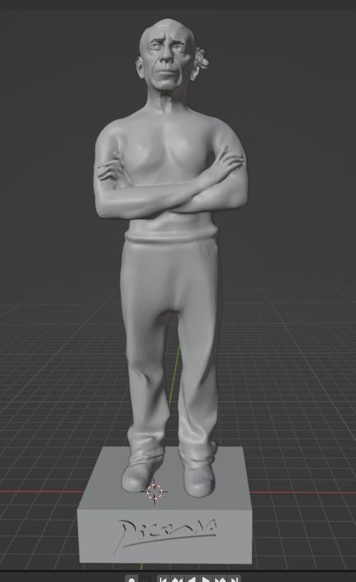 Pablo Picasso 3d Model 3d Printable Cgtrader