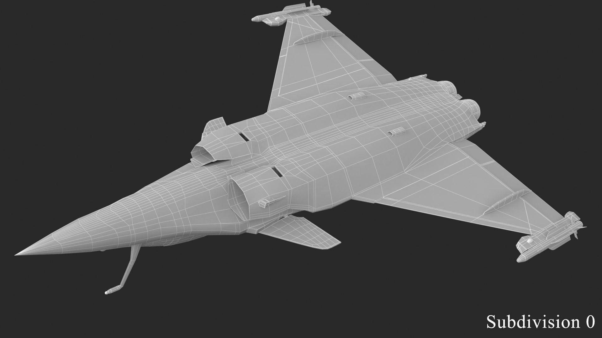 Aircraft Rafaele B Fly Clay 3D model | CGTrader