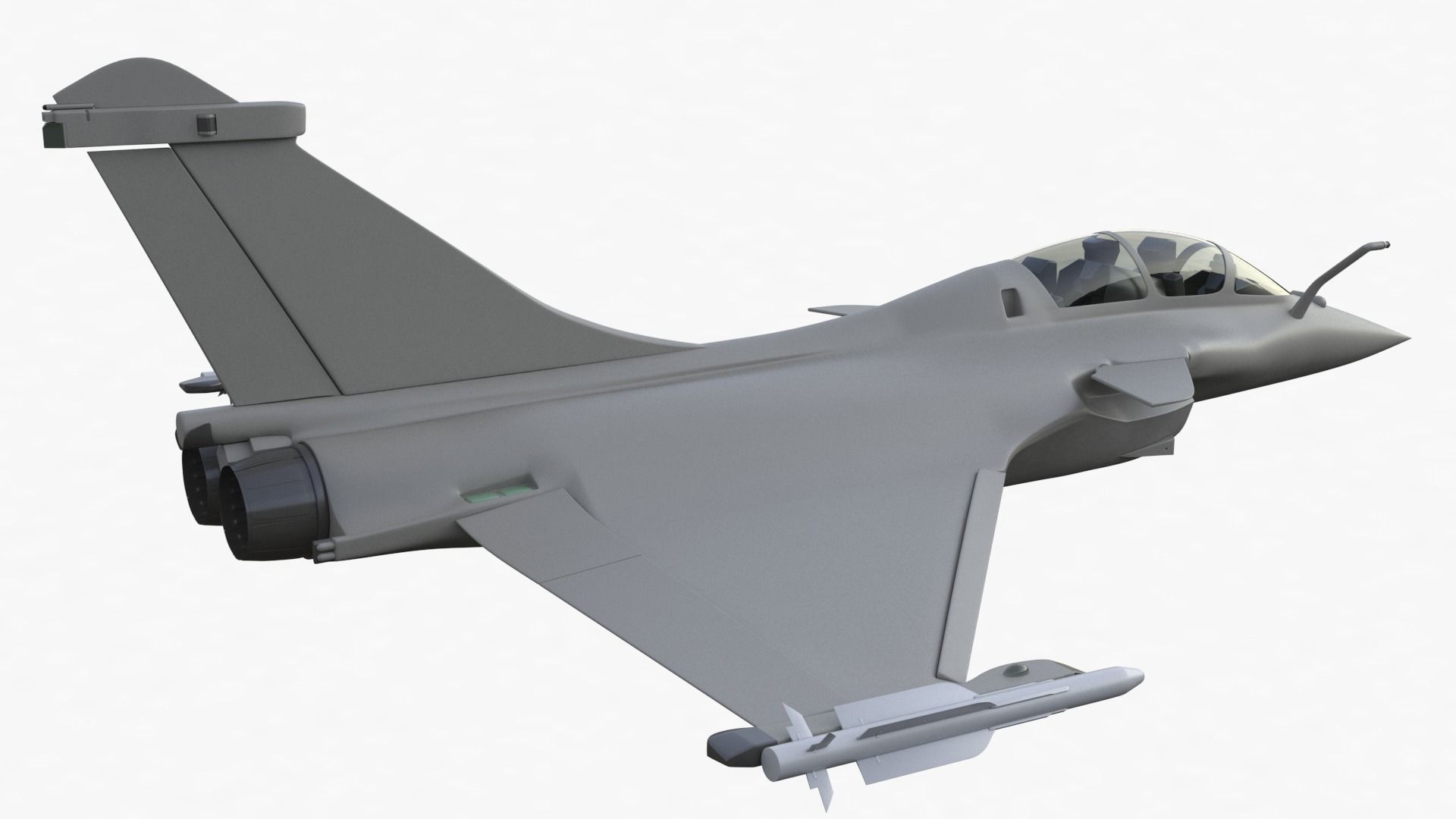 Aircraft Rafaele B Fly Clay 3D model | CGTrader