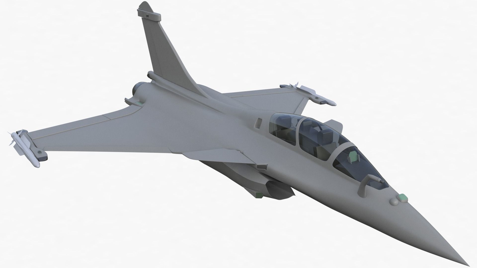 Aircraft Rafaele B Fly Clay 3D model | CGTrader