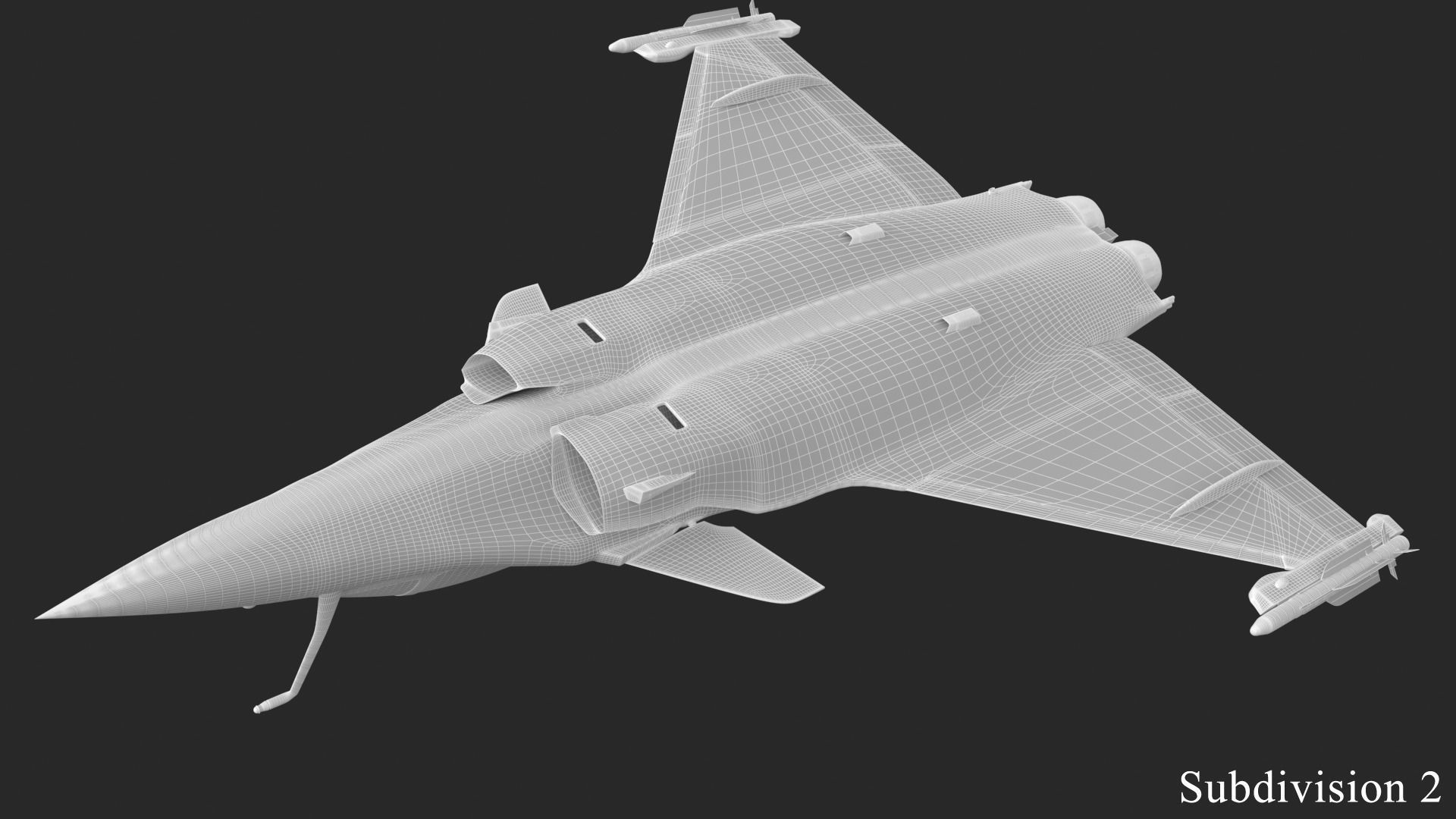 Aircraft Rafaele B Fly Clay 3D model | CGTrader