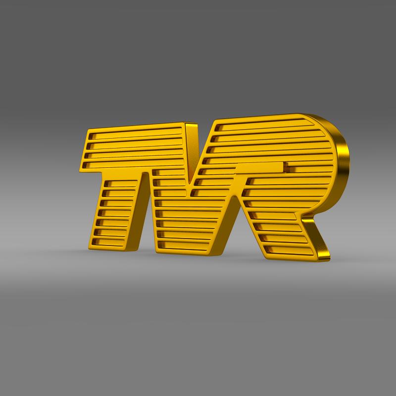 Tvr Logo 3D model | CGTrader