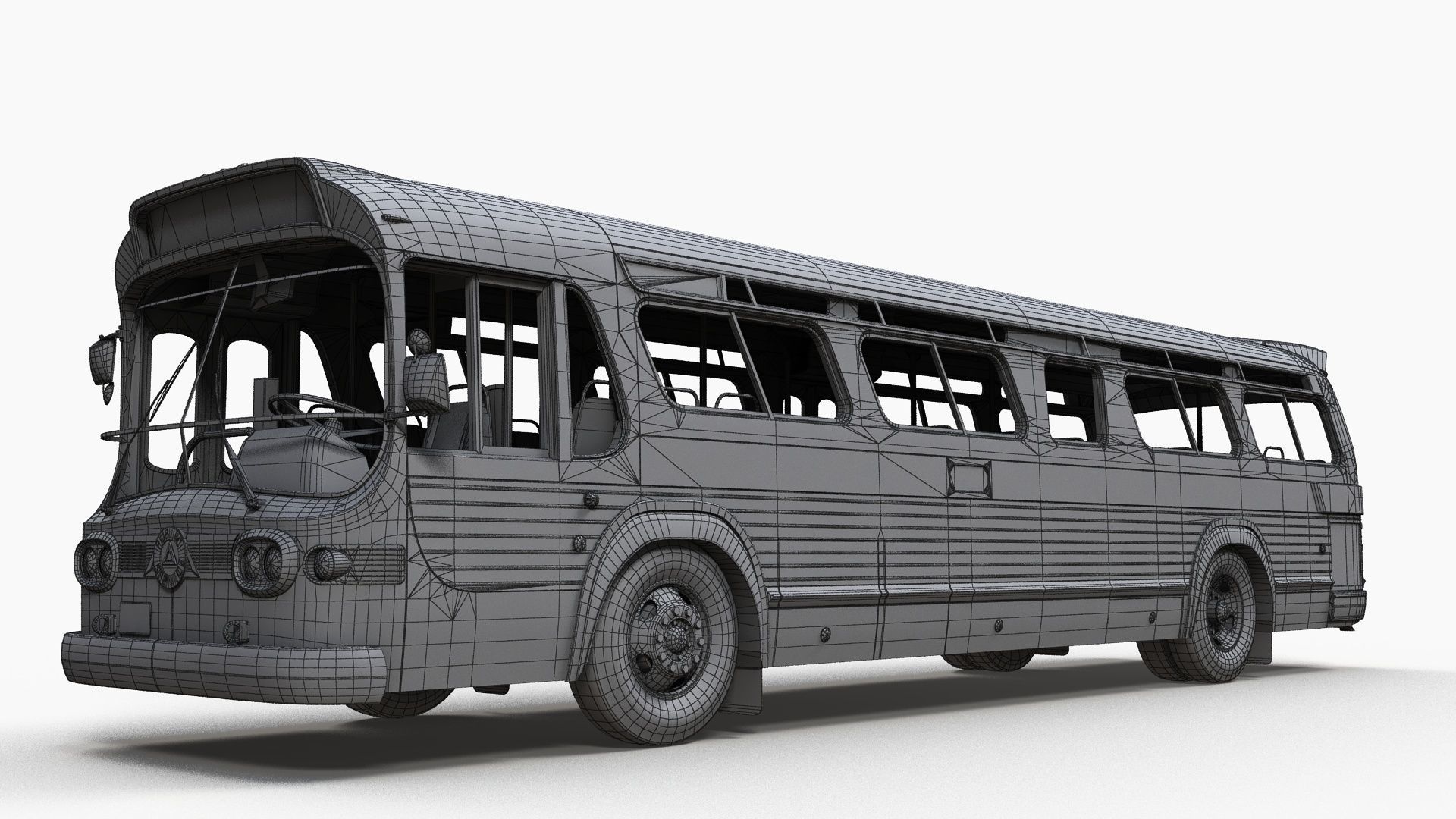 3D model City bus VR / AR / low-poly | CGTrader