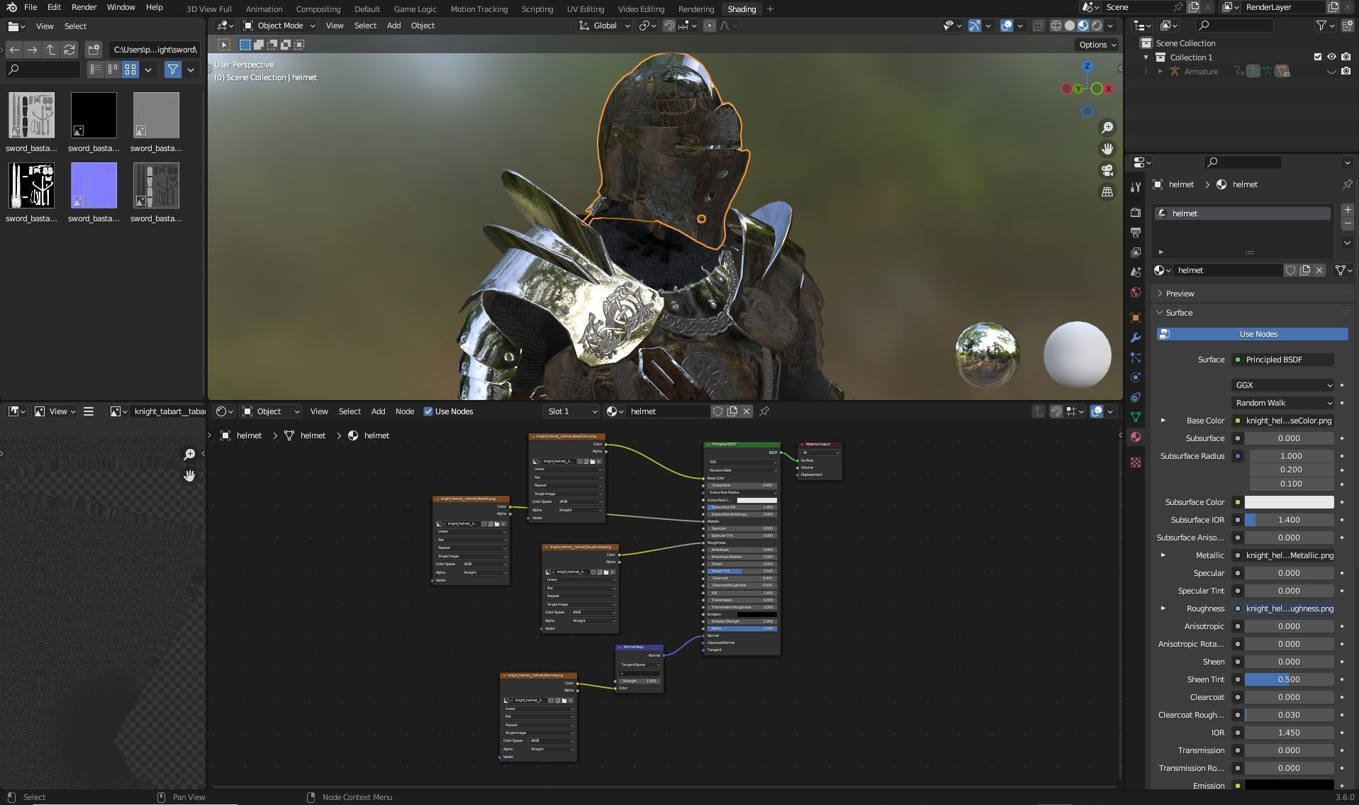 3D model Knight VR / AR / low-poly | CGTrader