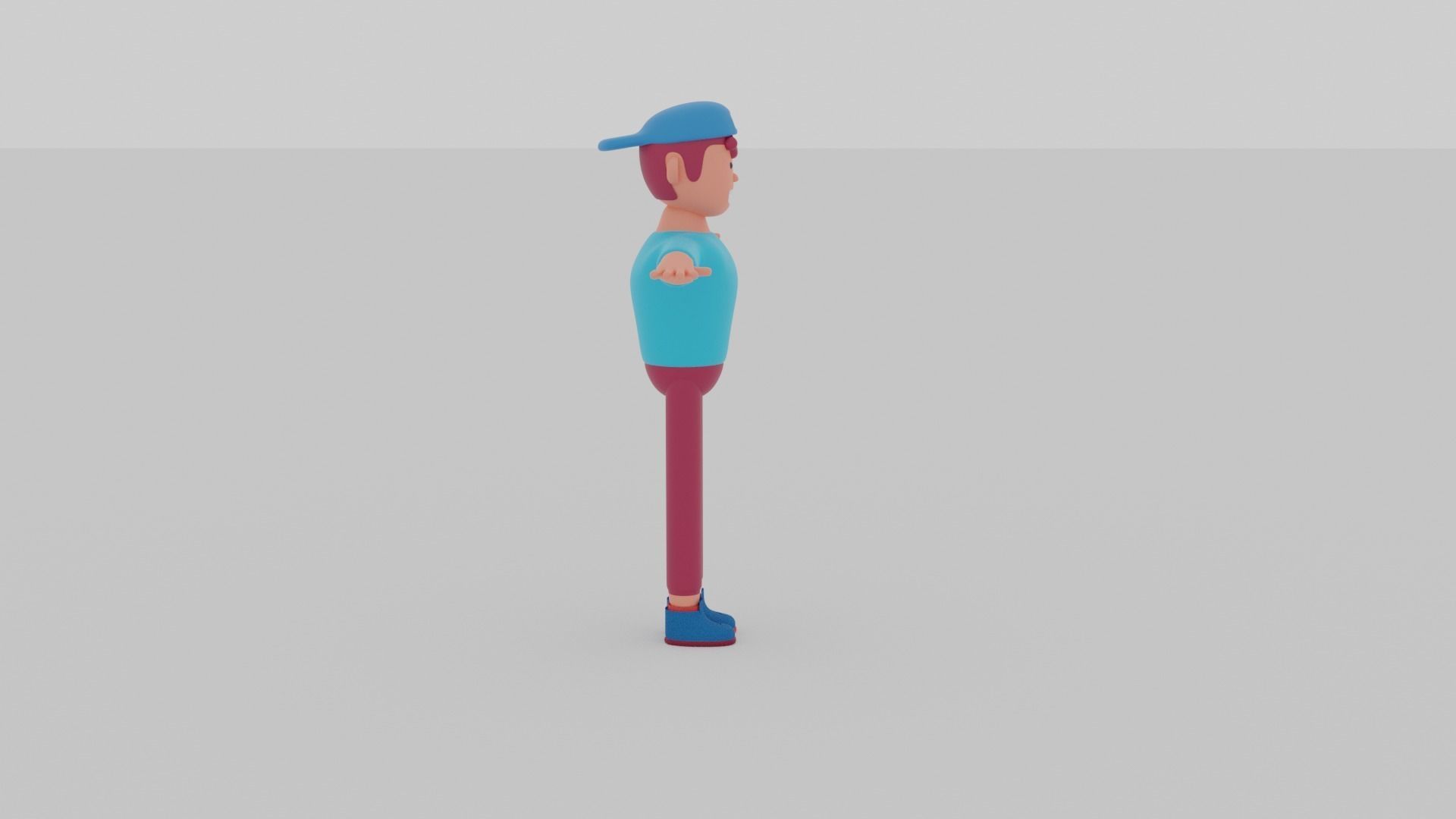 stylized male character 3D model rigged | CGTrader